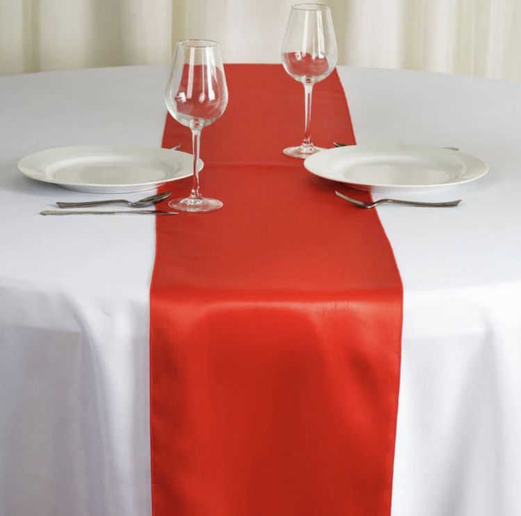 Table Runner RED - Happy & fun LLC North Miami FL