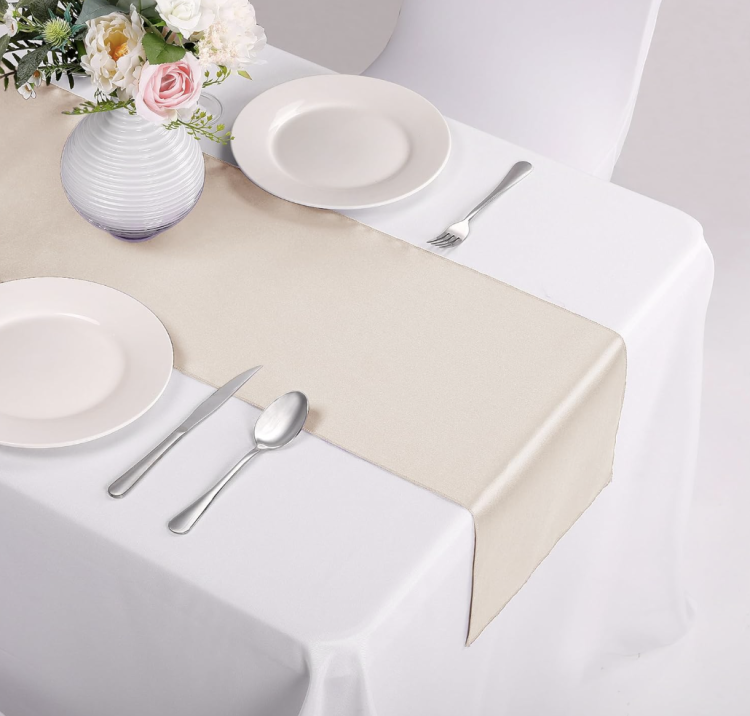Table Runner Beige - Happy & fun LLC North Miami FL